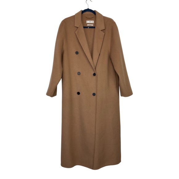 Mango | Jackets & Coats | Mango Handmade Doublebreasted Wool Blend Coat ...